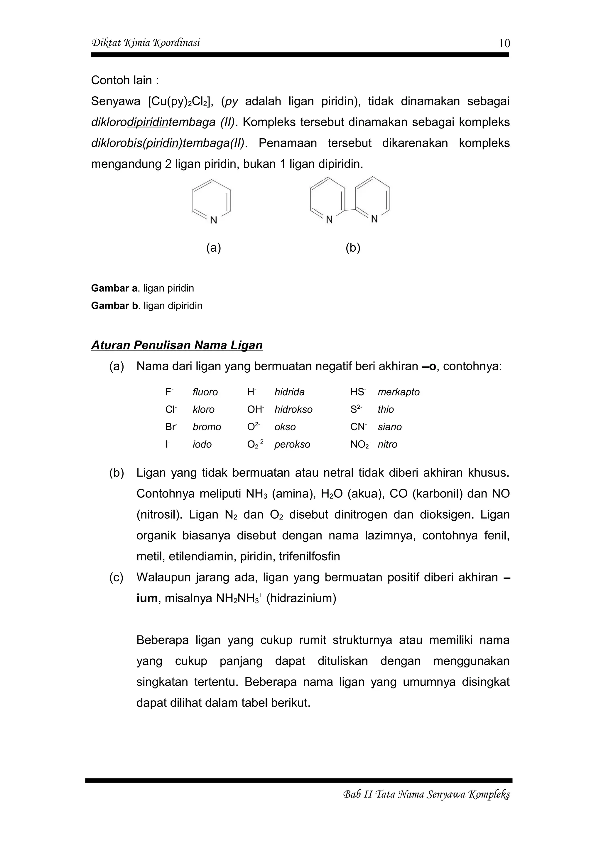 Bab ii-tata-nama-senyawa-kompleks | DOC