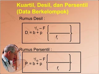 Bab v-kuartil-desil-dan-persentil | PPT