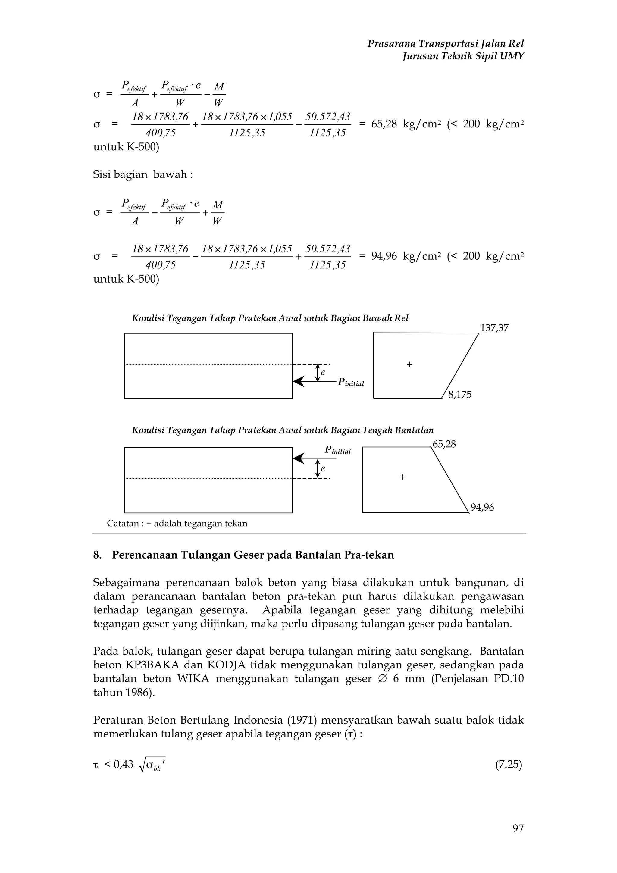 Bab vii-bantalan-rel | PDF