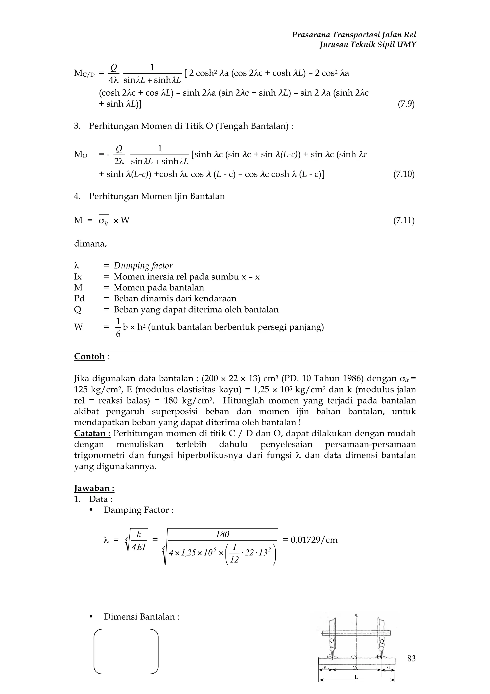 Bab vii-bantalan-rel | PDF