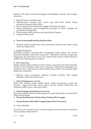 Bab vii-bantalan-rel | PDF