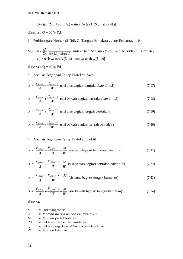 Bab vii-bantalan-rel | PDF