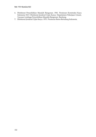 Bab vii-bantalan-rel | PDF
