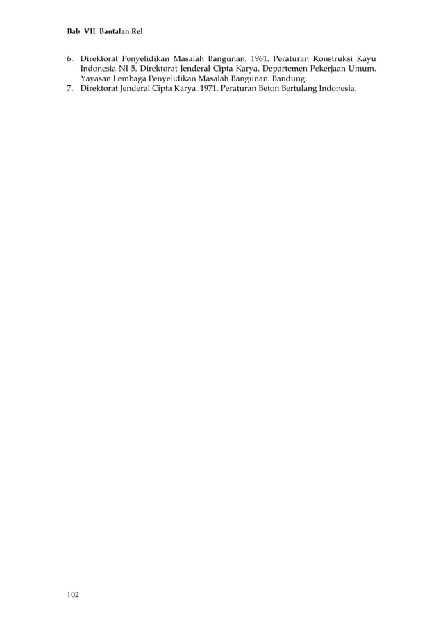 Bab vii-bantalan-rel | PDF