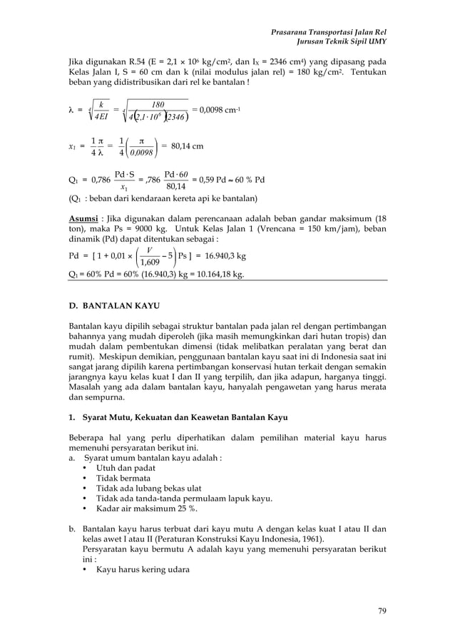 Bab vii-bantalan-rel | PDF
