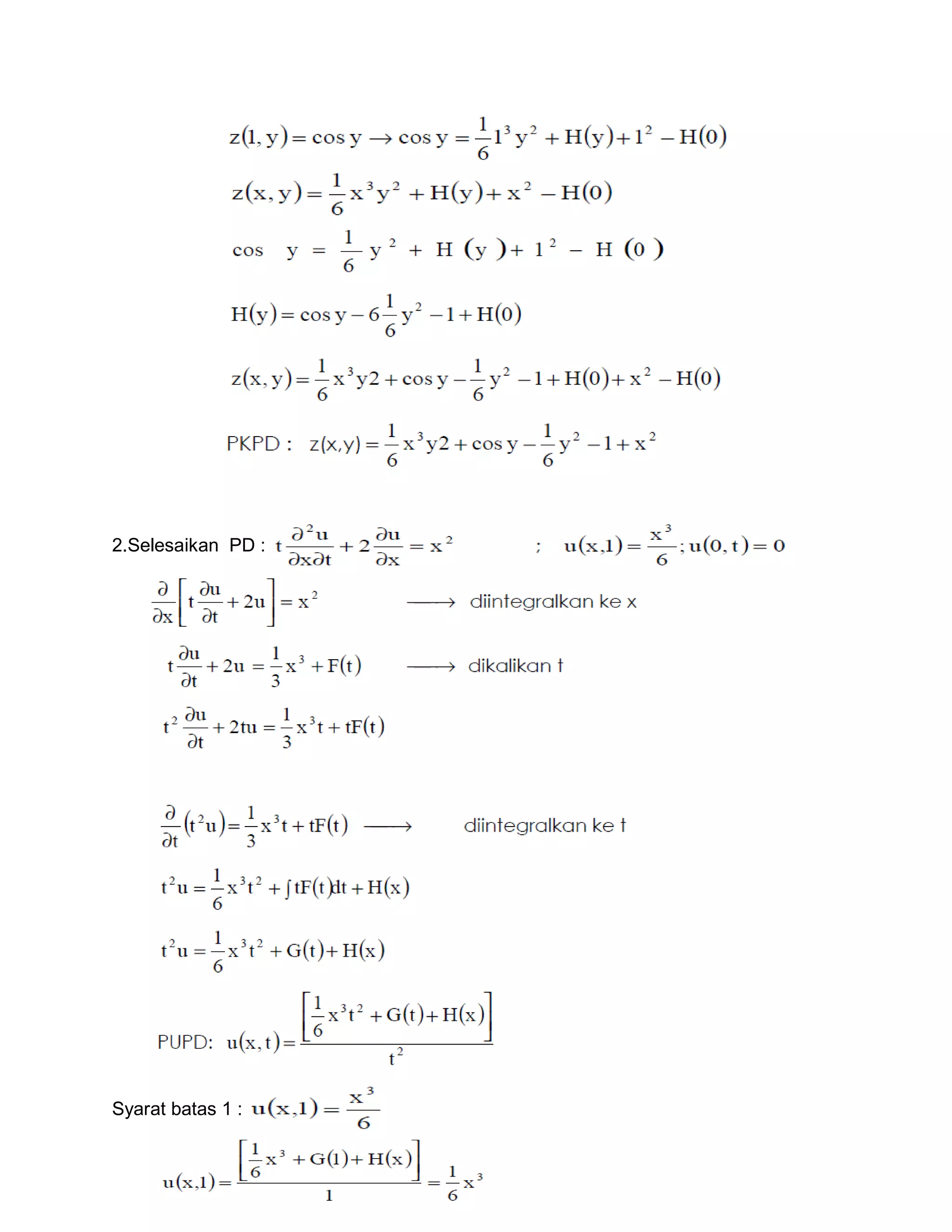 Bab v persamaan-diferensial-parsial | PDF