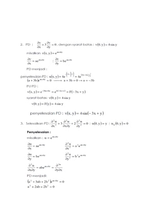 Bab v persamaan-diferensial-parsial | PDF