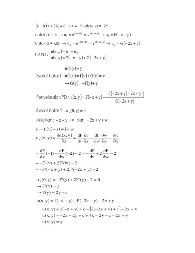 Bab v persamaan-diferensial-parsial | PDF