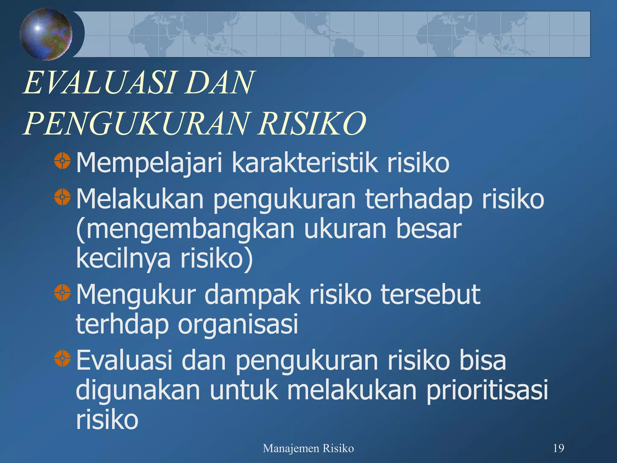 Manajemen Risiko 01 | PPT