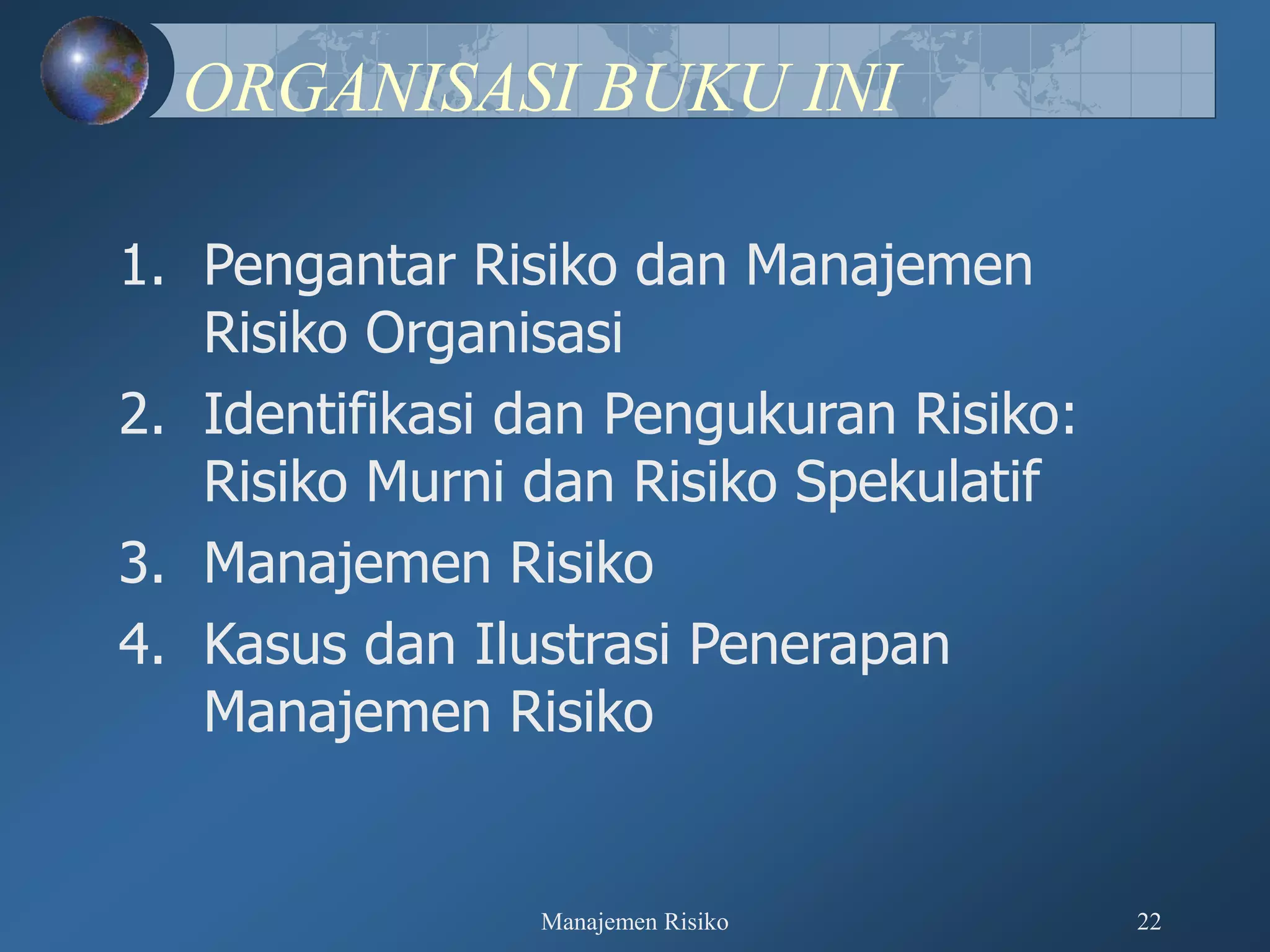 Manajemen Risiko 01 | PPT