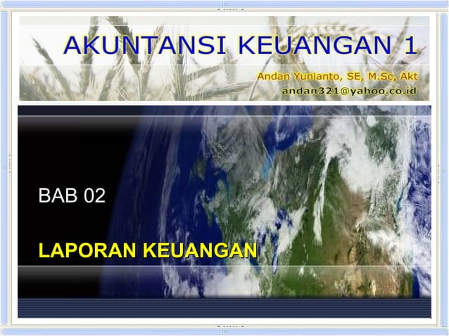 Bab02 laporan keuangan | PPT