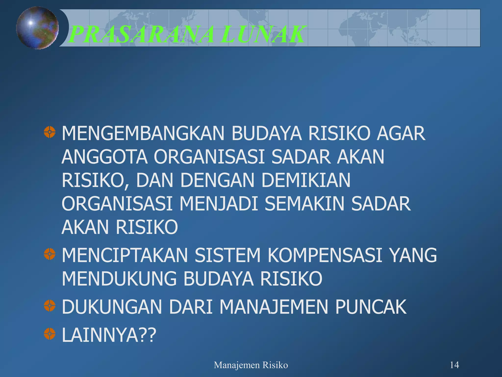 Manajemen Risiko 02 Enterprise Risk Management | PPT