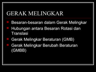 gerak melingkar | PPT
