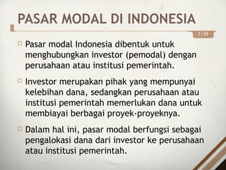 PASAR MODAL | PPT