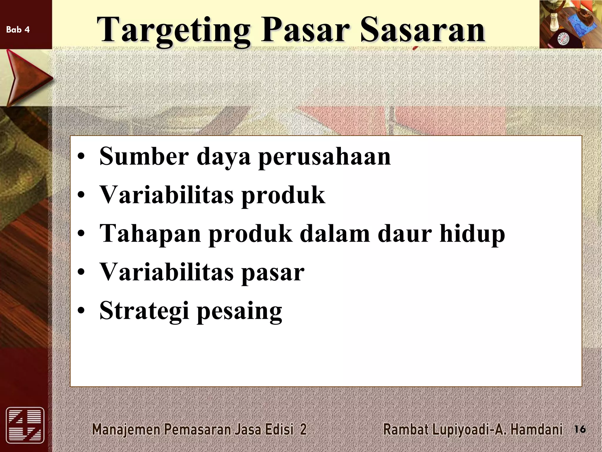 SEGMENTASI DAN TARGET PASAR | PDF
