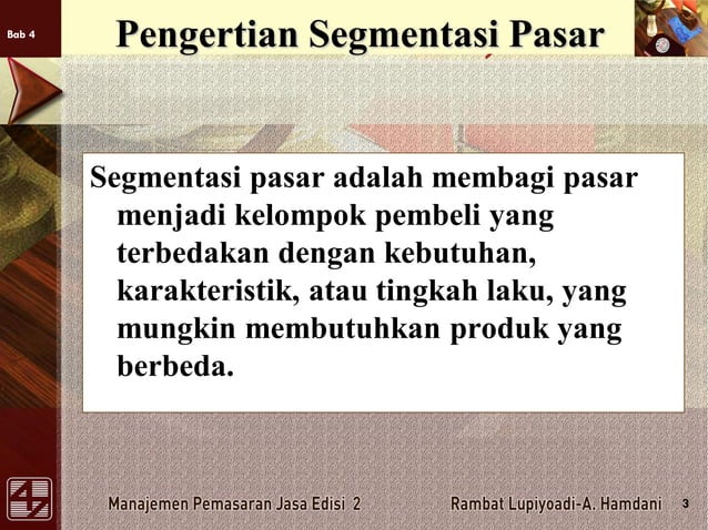 SEGMENTASI DAN TARGET PASAR | PDF