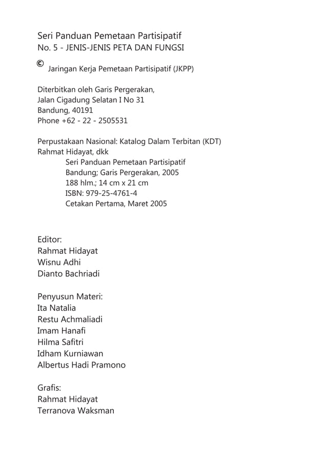 Bab 5: Jenis-jenis Peta dan Fungsi | PDF