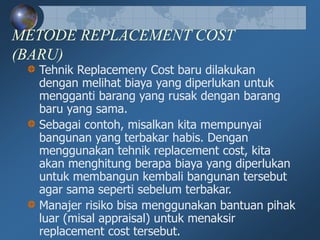 Manajemen Risiko 05 Risiko Kerusakan Properti & Liabilities | PPT