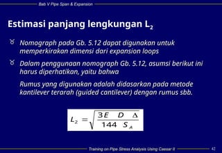 Bab 05 Span and Expansion For Piping Stress Calculation | PPT