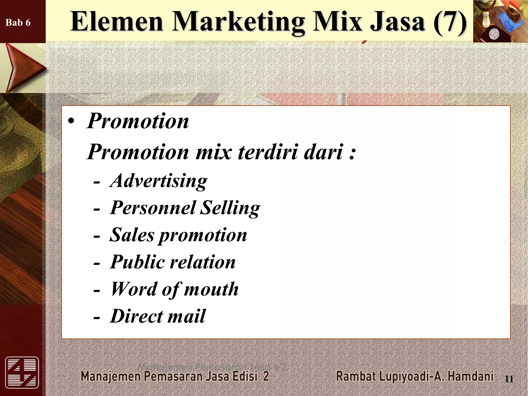 MARKETING MIX JASA | PDF