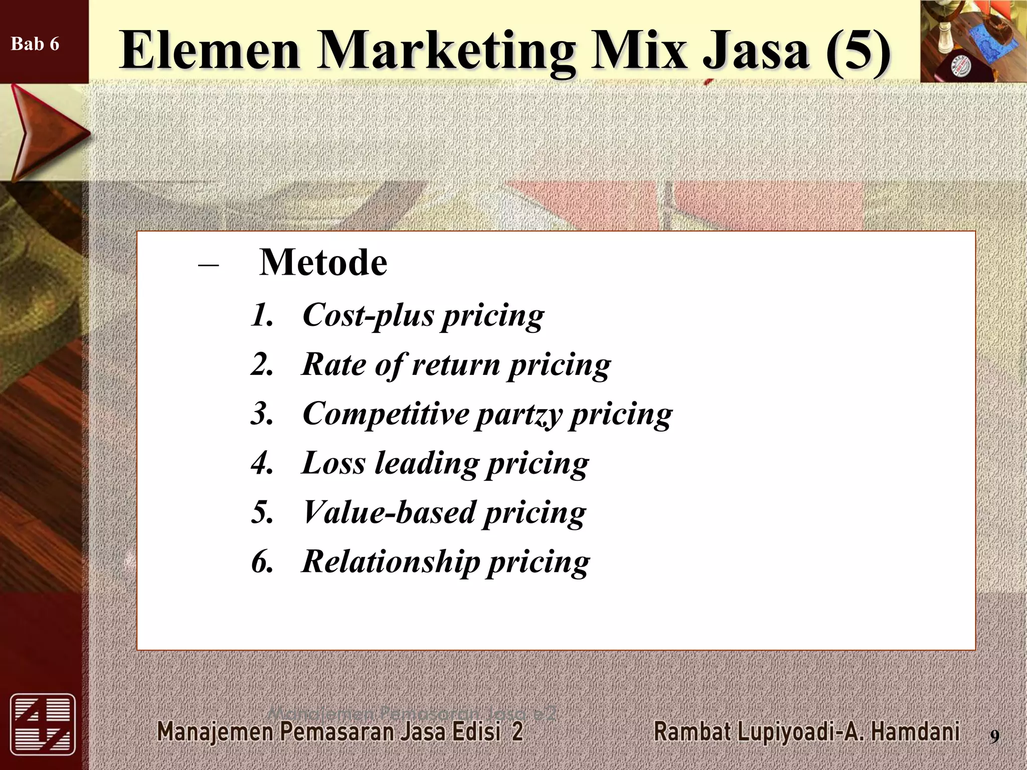 MARKETING MIX JASA | PDF