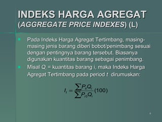 Statistika Deskriptif - Bab 07 - Angka Indeks | PPT