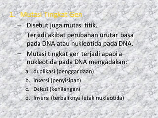 Bab 07 mutasi | PPT