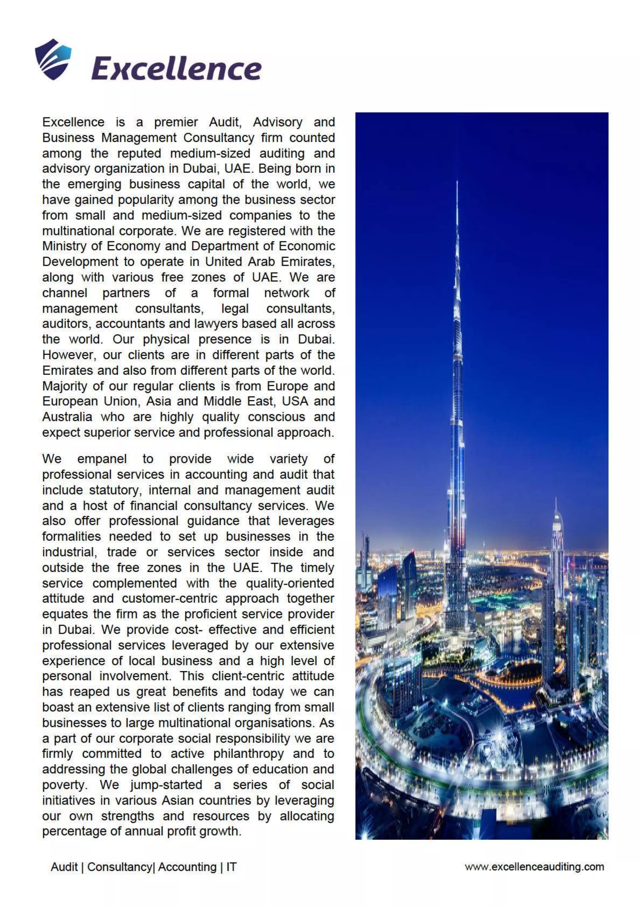 Excellence Company Profile | PDF