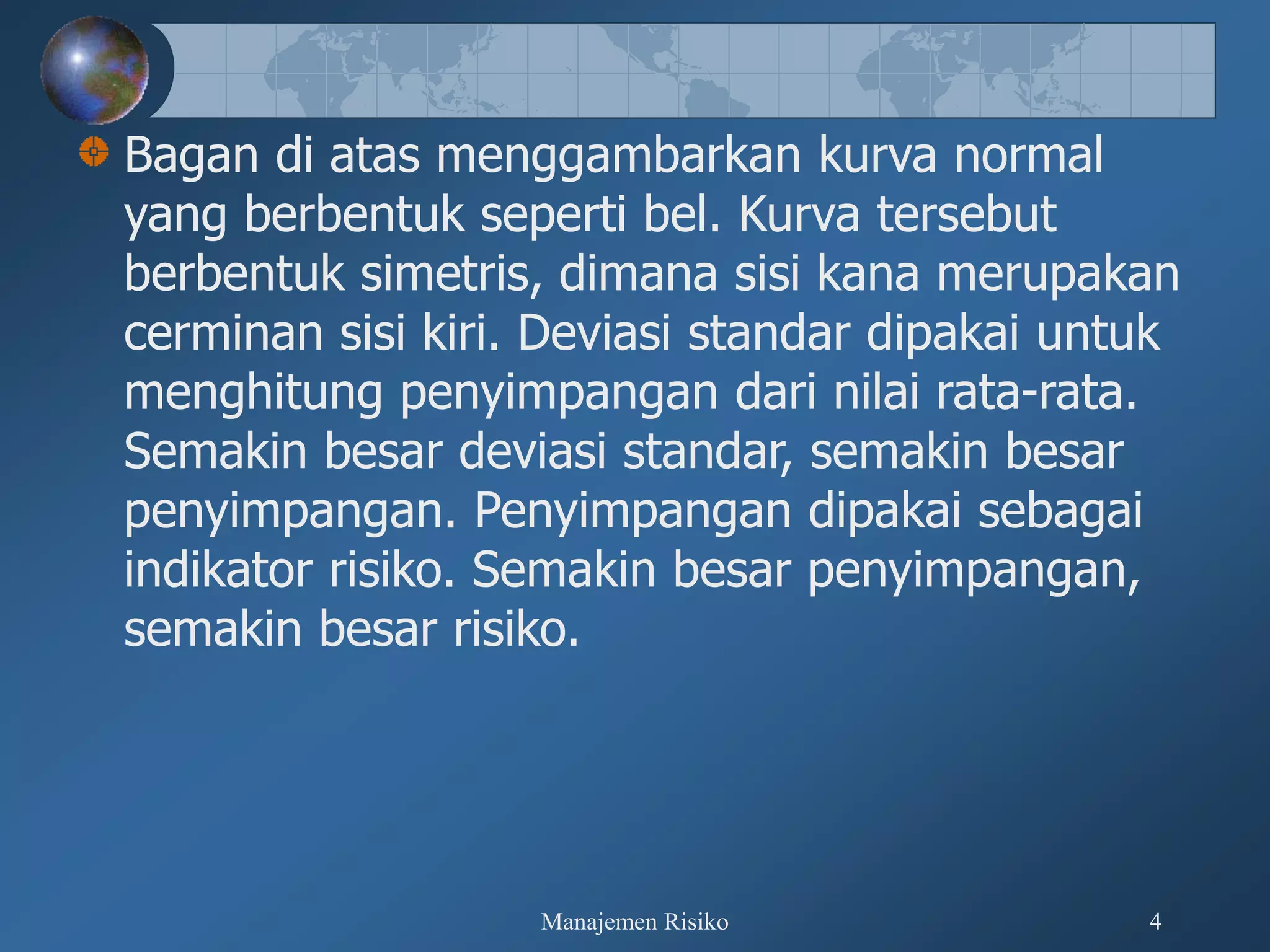 Manajemen Risiko 09 Risiko pasar | PPT