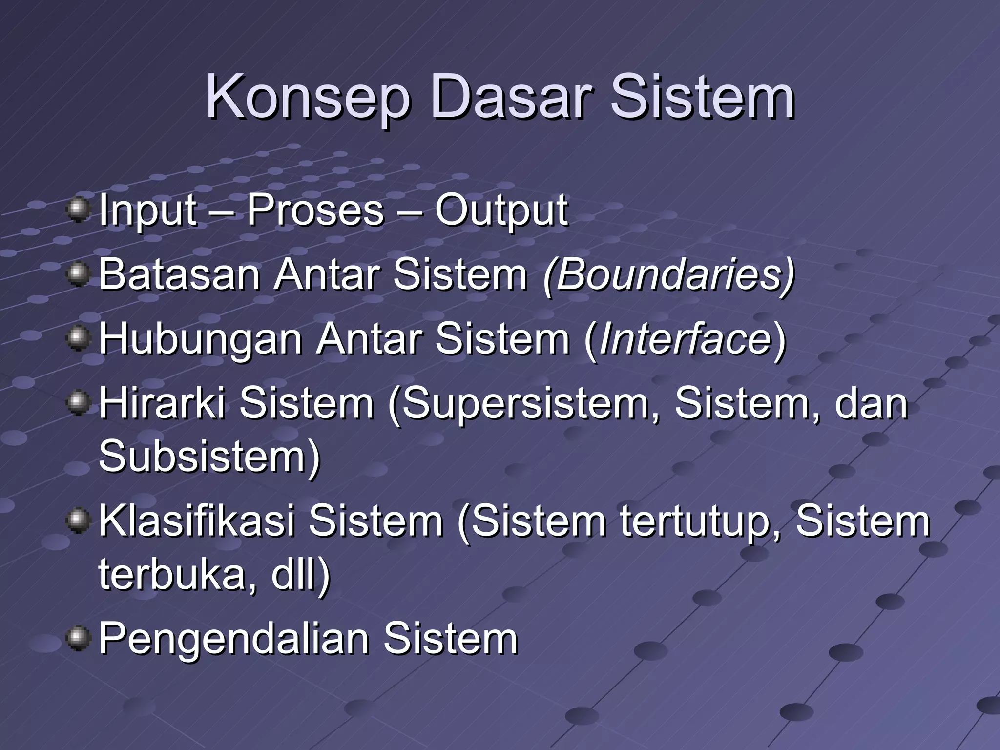 Bab 1 Pengantar Sistem Informasi | PPT