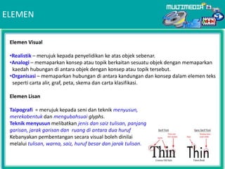 Bab 1: Prinsip Rekabentuk & Media Bukan Digital | PPTX