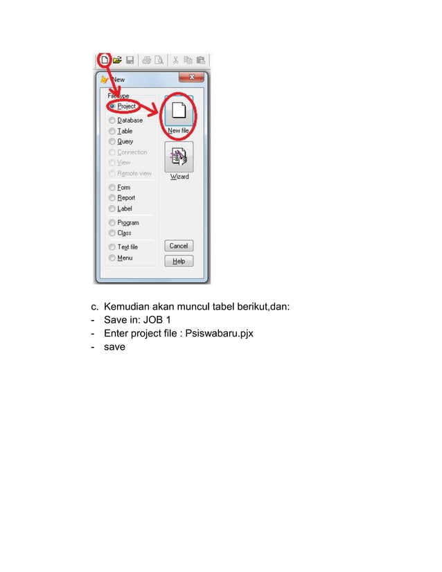 Langkah-langkah dasar visual foxpro | PDF
