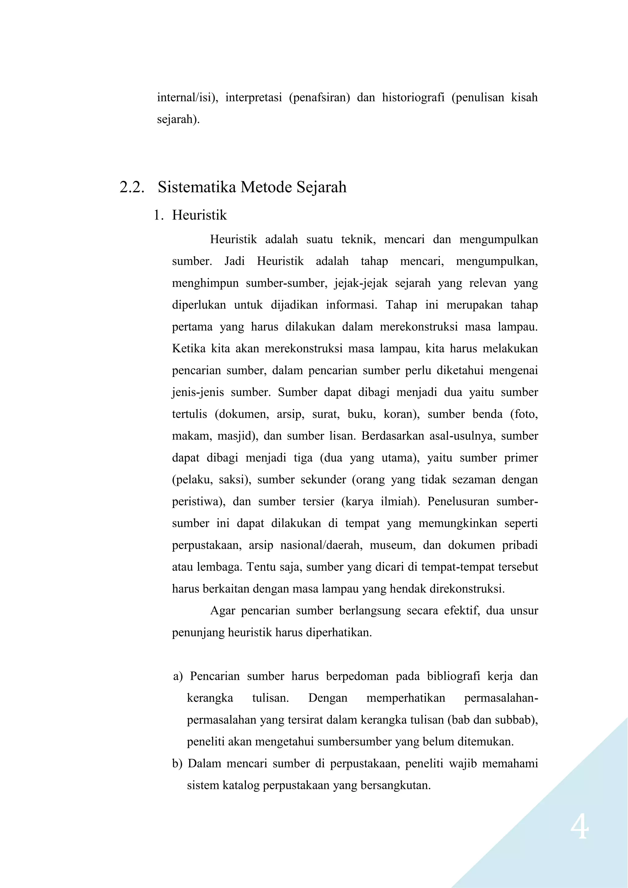 METODE SEJARAH | DOCX