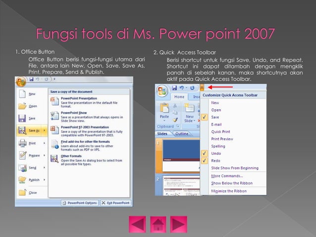 MS POWER POINT 2007 BAB1 | PPTX