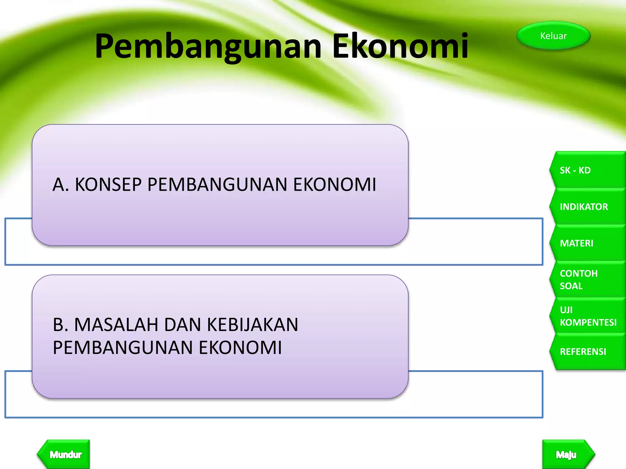 Pertumbuhan dan Pembangunan Ekonomi | PPTX