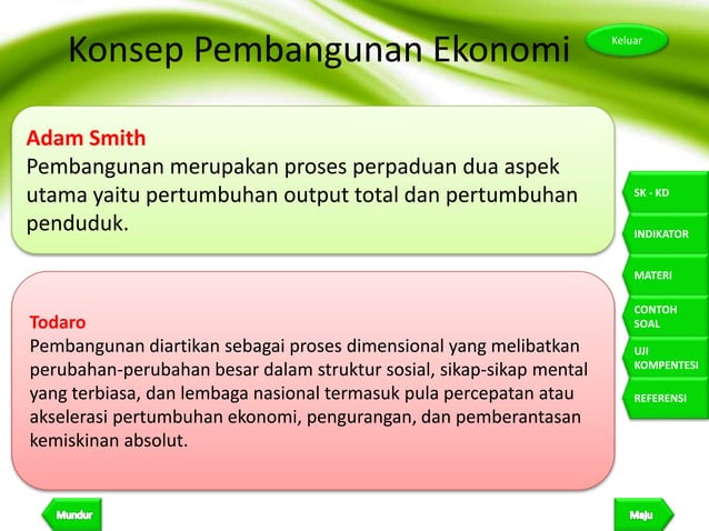 Pertumbuhan dan Pembangunan Ekonomi | PPTX