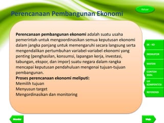 Pertumbuhan dan Pembangunan Ekonomi | PPTX