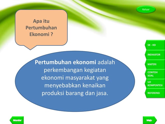 Pertumbuhan dan Pembangunan Ekonomi | PPTX