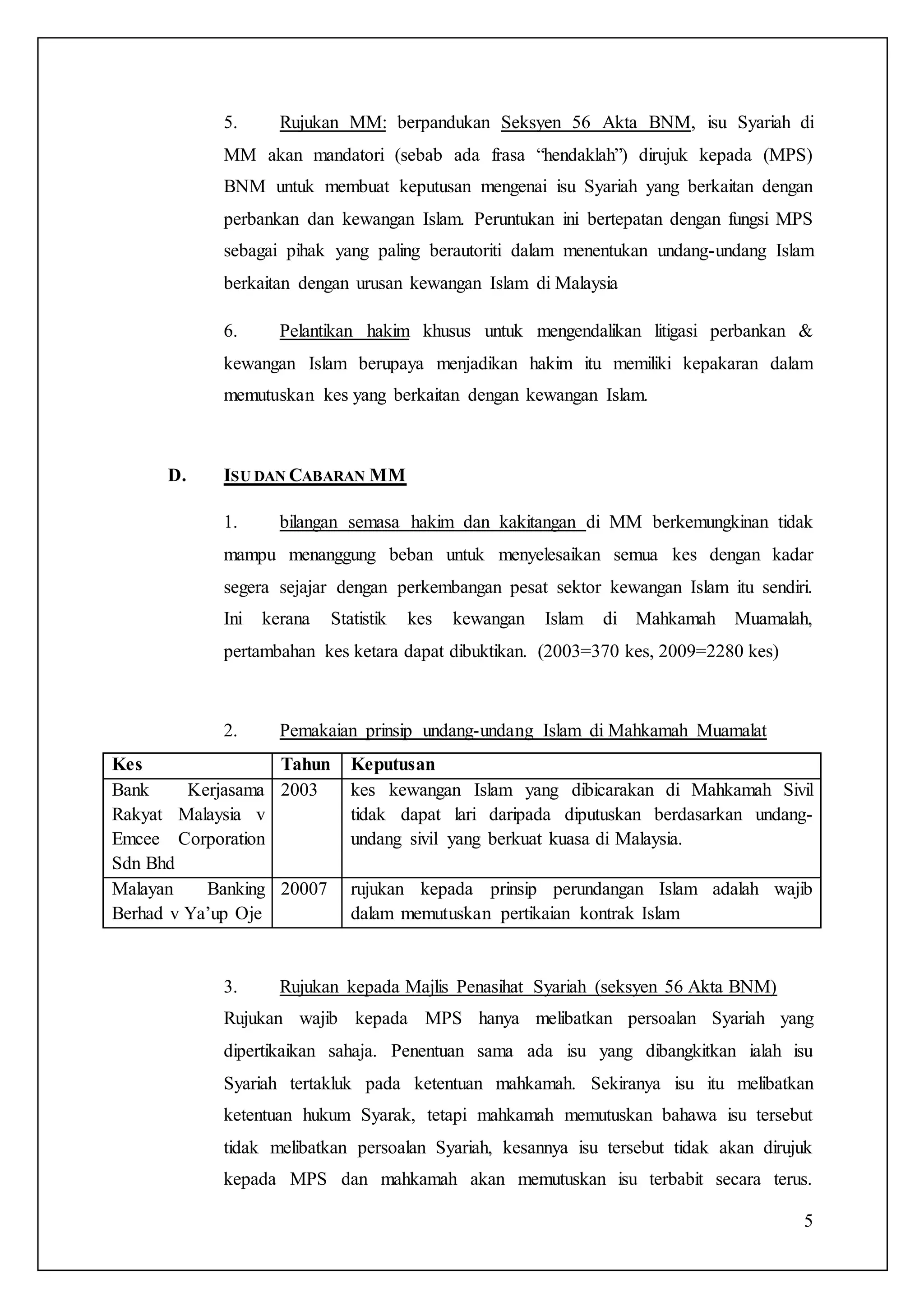 Sejarah perbankan, sistem perbankan islam di Malaysia, asas dan ...