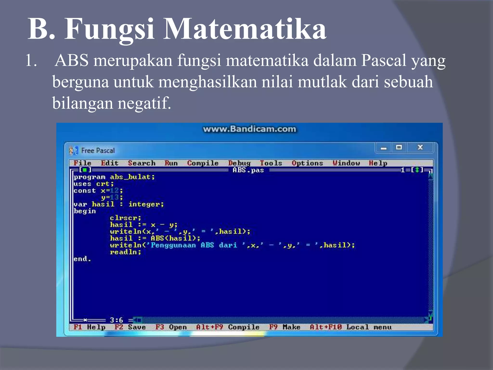 Pemrograman Dasar (Operasi Aritmatika dan Logika) | PPTX