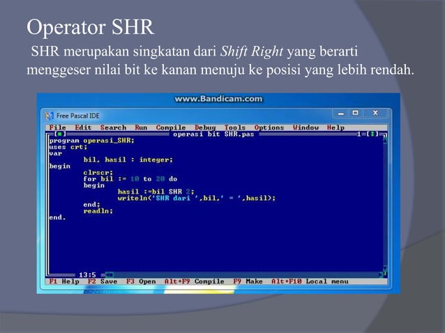 Pemrograman Dasar (Operasi Aritmatika dan Logika) | PPT
