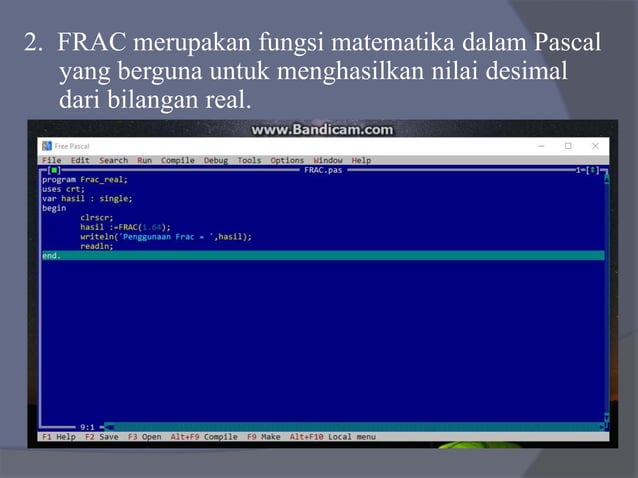 Pemrograman Dasar (Operasi Aritmatika dan Logika) | PPT