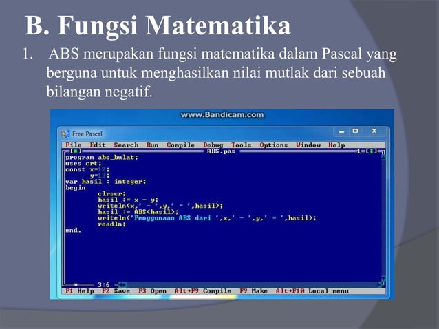 Pemrograman Dasar (Operasi Aritmatika dan Logika)