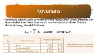 Bab 1. Variabel Acak dan Nilai Harapan | PPTX