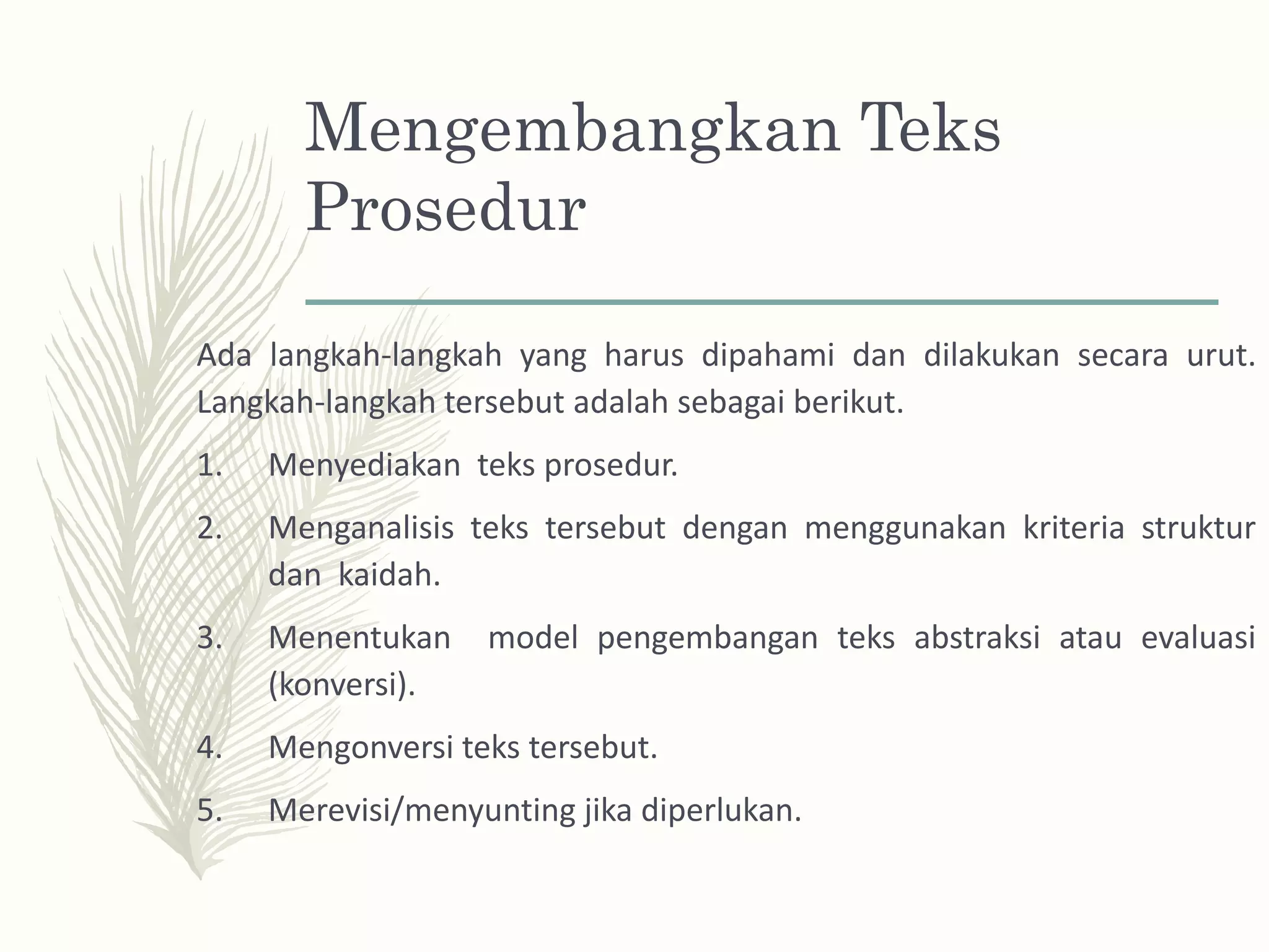 PPT Teks Prosedur | PPTX