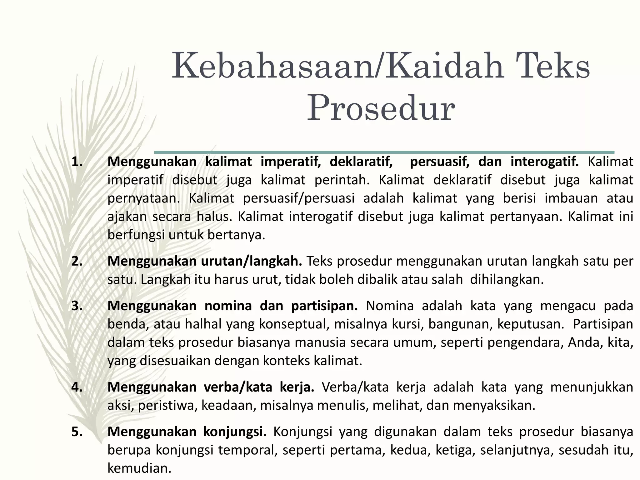 PPT Teks Prosedur | PPTX
