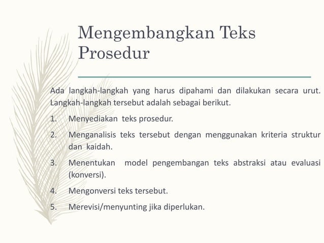 PPT Teks Prosedur | PPTX