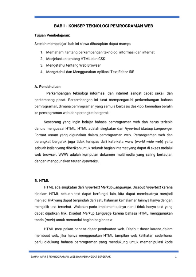 BUKU AJAR PEMROGRAMAN WEB DAN PERANGKAT BERGERAK DENGAN APP INVENTOR | PDF