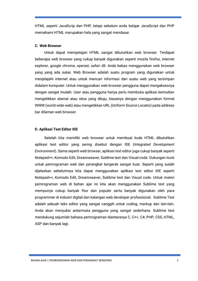 BUKU AJAR PEMROGRAMAN WEB DAN PERANGKAT BERGERAK DENGAN APP INVENTOR | PDF