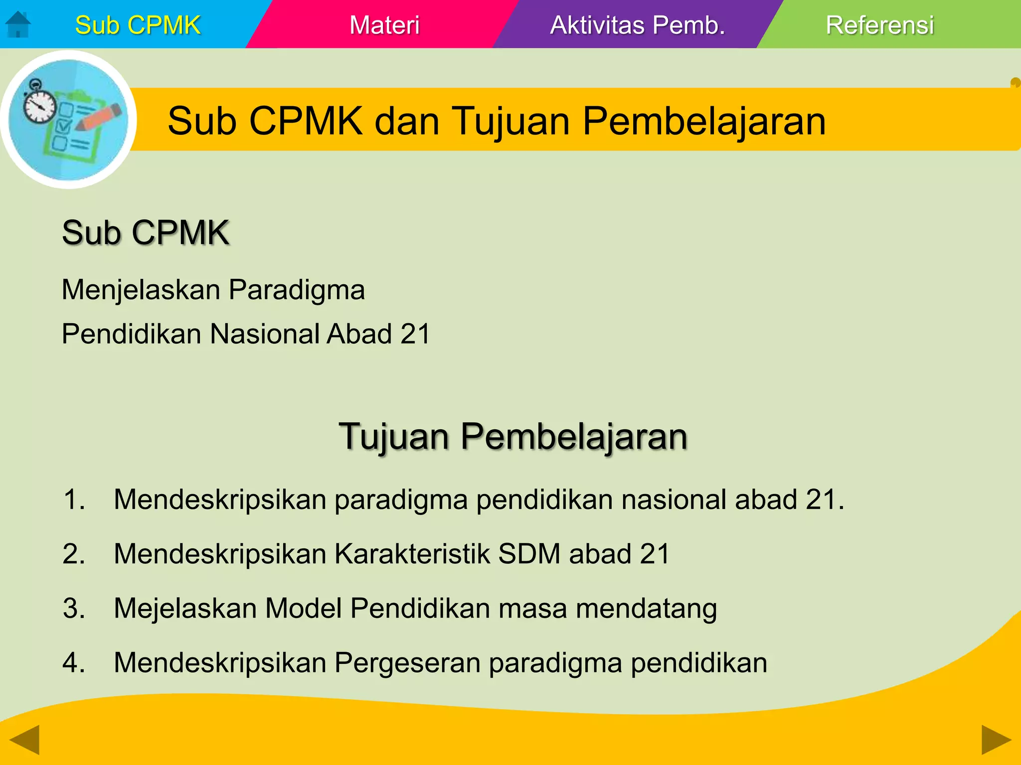 Paradigma Pendidikan Nasional | PPTX